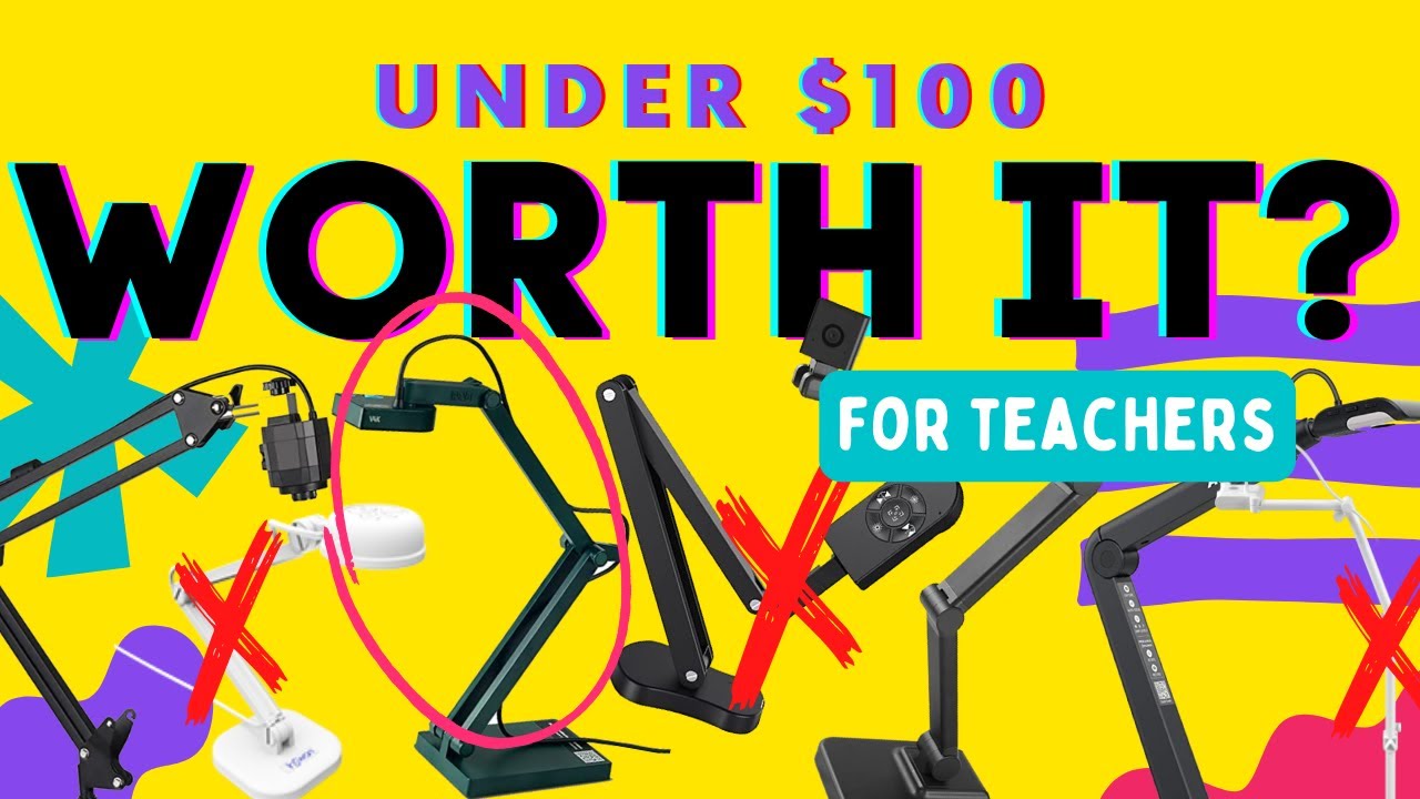 I bought 7 good cheap document cameras to find the best for teachers