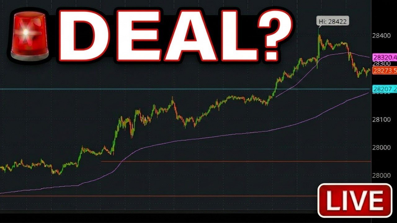 🚨 PRELIM NFP JOBS REPORT 8:15AM | POTENTIAL DEAL WITH IRAN, AMD ROCKET! | LIVE TRADING!