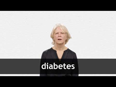 How to pronounce DIABETES in American English
