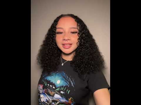 Curly Haired Woman Dances to Music#curlyhair #dancing #music #fun