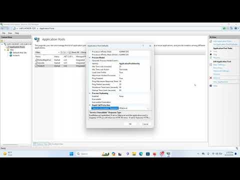 Create an Application Pool in IIS