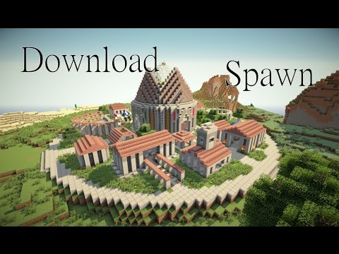 Amazing Spawn Town Minecraft Map