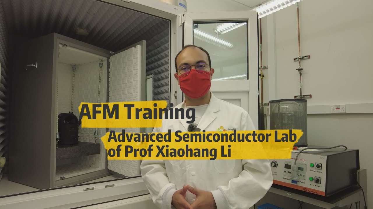 CSI Instrument AFM training by Jose M. Taboada Vasquez
