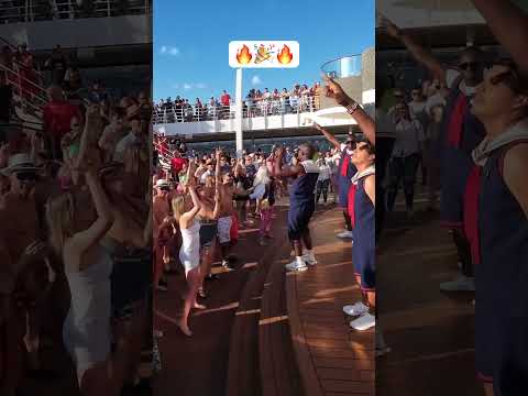 MSC Divinaβs Sail Away Party ππ³οΈπ! #fun #travel #cruise #msc #mscdivina #cruiseship #deckparty