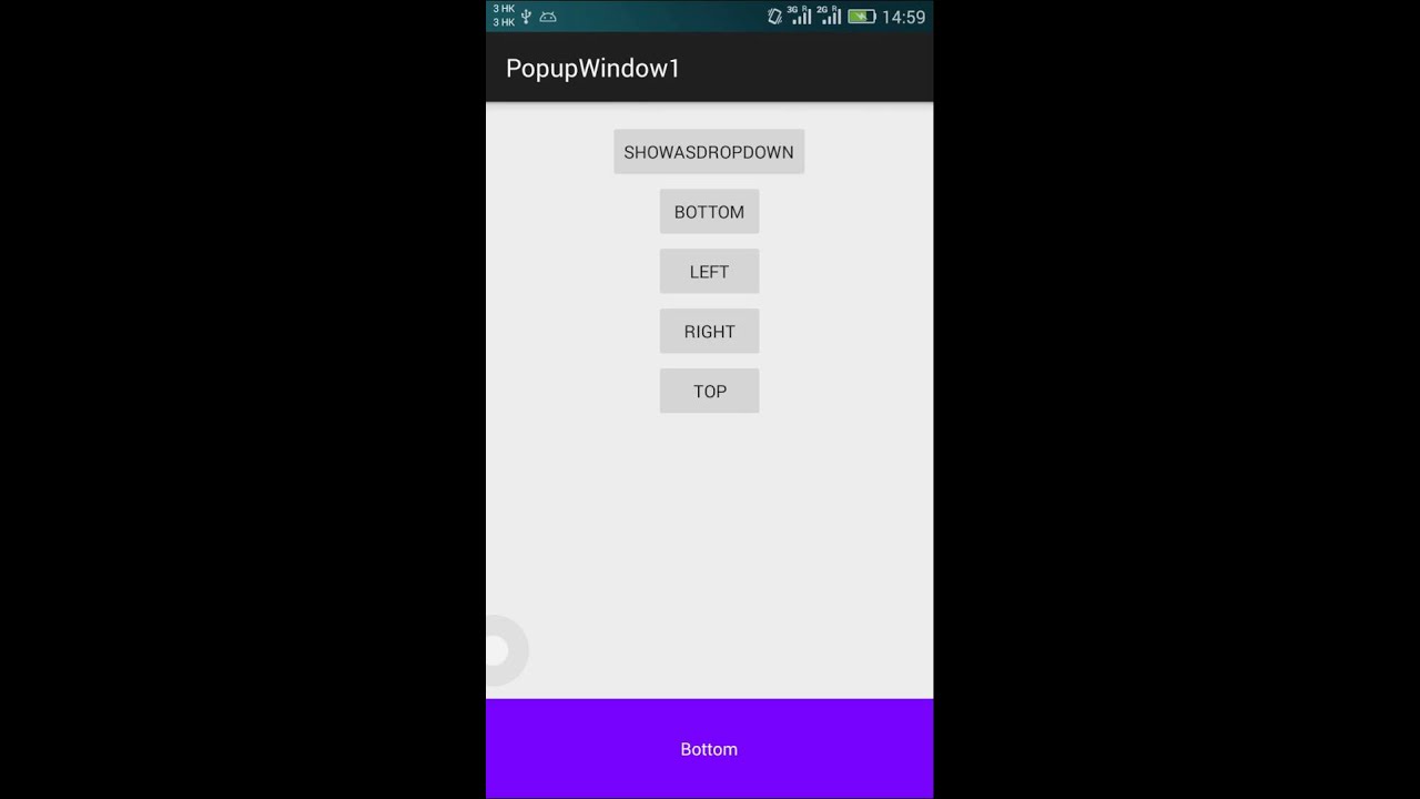 android-PopupWindow
