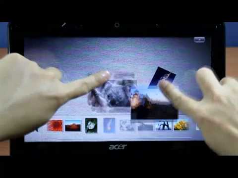 Acer AOD150 multi touch screen for windows 7 Touch Test 1