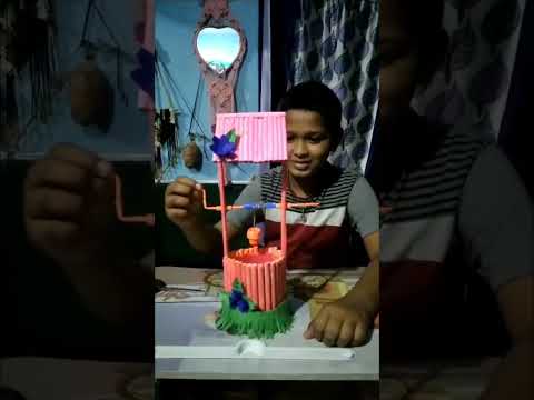 How to make a well pulley | science simple project #well #machine #barektoystv
