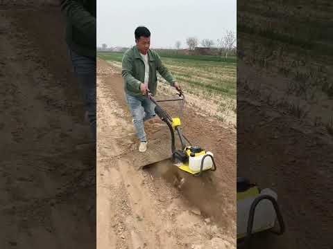 Small gasoline tiller Multifunctional Rotary Tiller Micro Tiller Cultivator Weeding..