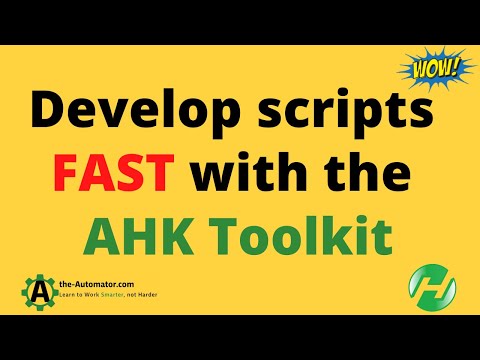 Use AHK Toolkit to help test and develop AutoHotkey code (V1 AutoHotkey