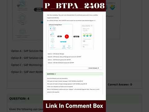 P_BTPA_2408 Exam Questions | SAP Certified Professional - Solution Architect - SAP BTP Exam