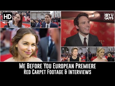 Me Before You European Premiere Red Carpet Footage & Interviews