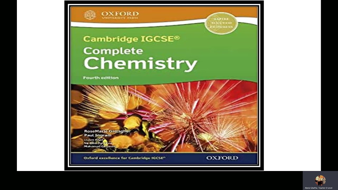 Complete Chemistry  Reference Book || For Class O level Chemistry 5070