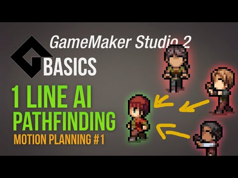 Pathfinding #1 - One line [Game Maker Studio 2 | Basics]