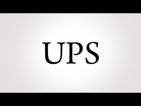 What does UPS stand for?