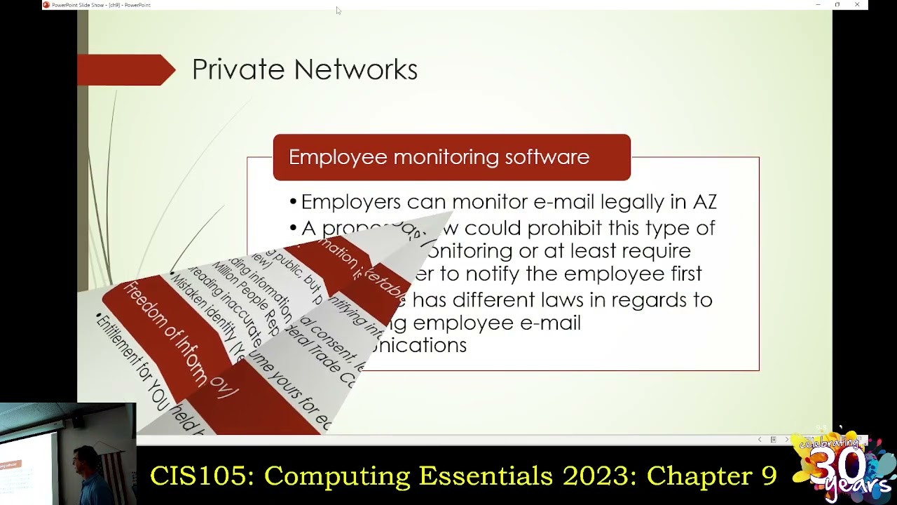 CIS105: 3/31/26: Computing Essentials 2023: Chapter 9