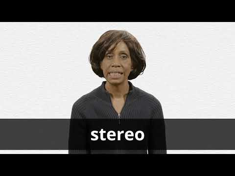 STEREO definition and meaning | Collins English Dictionary