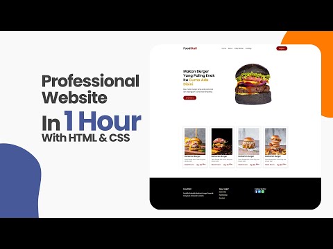Membuat Professional Website (UMKM Makanan) Dengan HTML Dan CSS Dalam 1 Jam