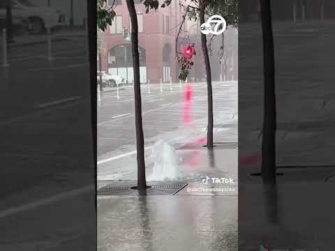 Heavy downpour in San Francisco leaves roads flooded