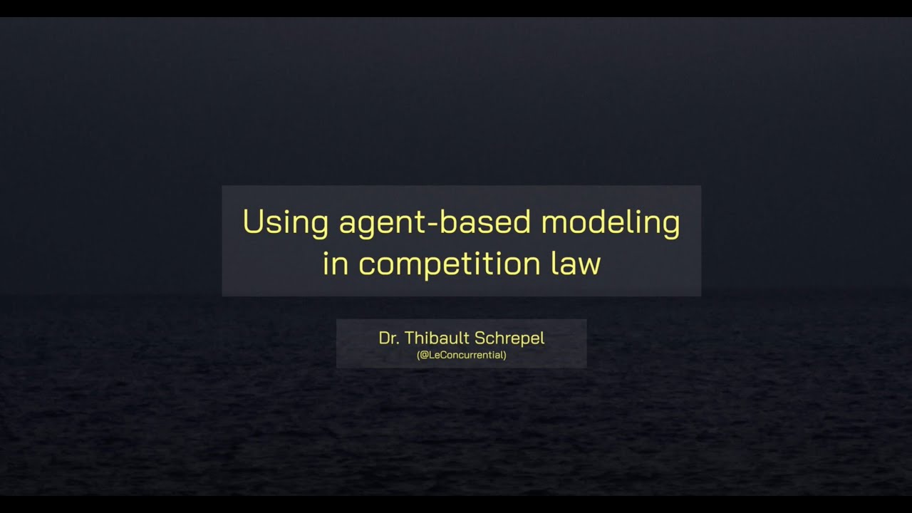 Using Agent Based-Modeling in Antitrust Law