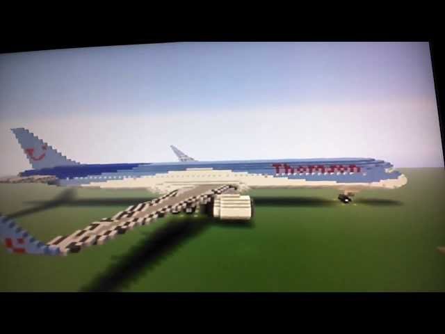 Minecraft Boeing 757-200 (Thomson Airways) Minecraft Map