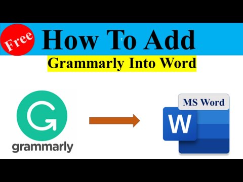 How to Add Grammarly to Word || How to add Grammarly to Microsoft Word| How to install grammarly ||
