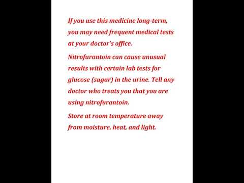 all about Nitrofurantoin