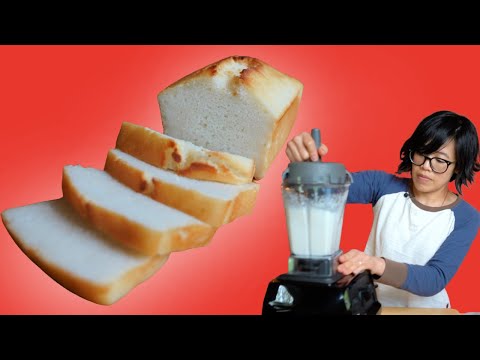 Turn RICE Into Fluffy BREAD In 1 Hour | Flour-less Blender Rice Bread