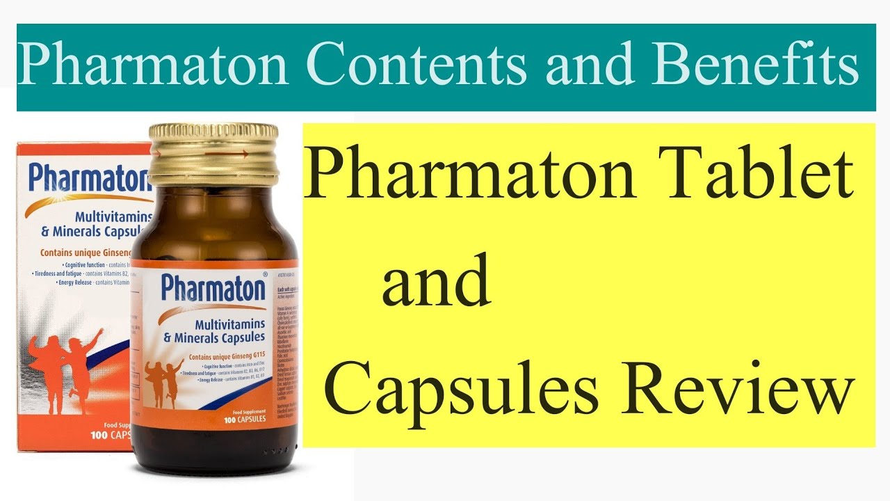 Pharmaton Multivitamin Contents ,Benefits and Proper Use | Pharmaton Tablet and Capsules Review
