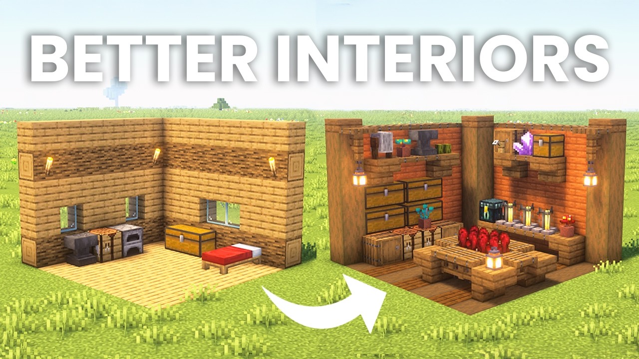 A Full Guide To Minecraft Interiors | Block by Block
