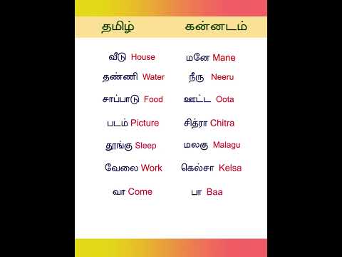 கன்னடம் பேசுவது எப்படி? கன்னடம் கற்கலாம் வாங்க#shortsfeed #shortsviral #viralvideo #shorts #short