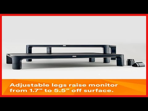 Great product - 3M Adjustable Monitor Stand for Monitors and Laptops, Three Leg Segments Simply Adj