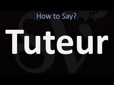 How to Pronounce Tuteur? (CORRECTLY)