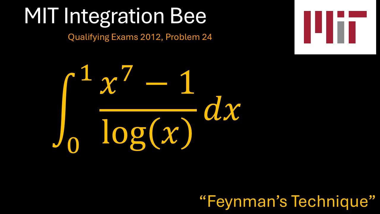 MIT 2012 Integration Bee Qualifying Exams, Problem  24