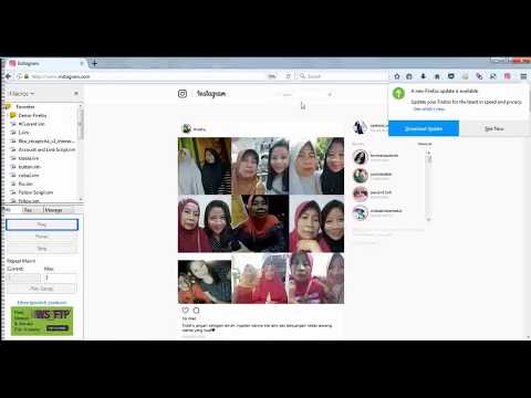 Scrape instagram username & link