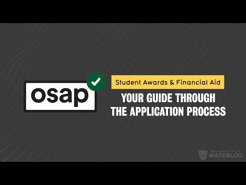 OSAP – Your guide through the application process