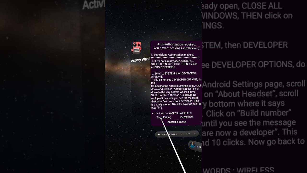 **UPDATED** How to install The Ocular Migraine on the Quest [Standalone Mode]