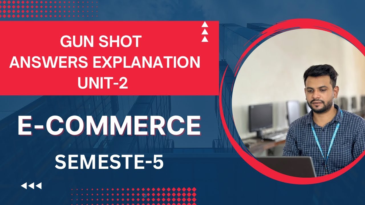 E-COMMERCE || SEMESTER-5 || MOST IMPORTANT ANSWERS || UNIT-2|| EXAMINATION 2025 ||