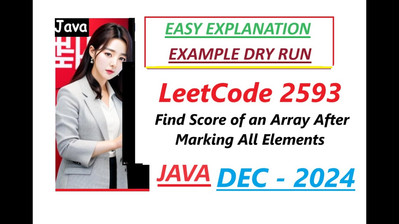 Find Score of an Array After Marking All Elements | Leetcode 2593 | Java Code