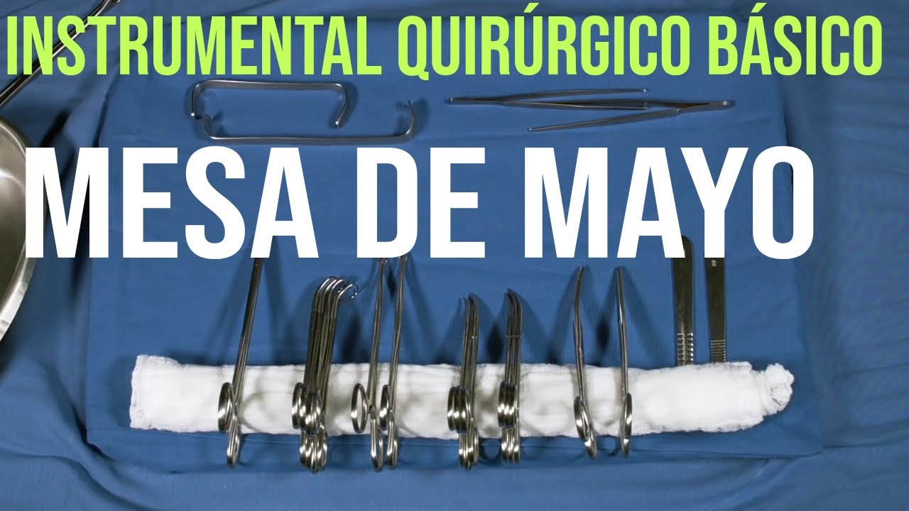#cirugia | INSTRUMENTAL QUIRURGICO BÁSICO, MESA DE MAYO. #medicina #recomendado