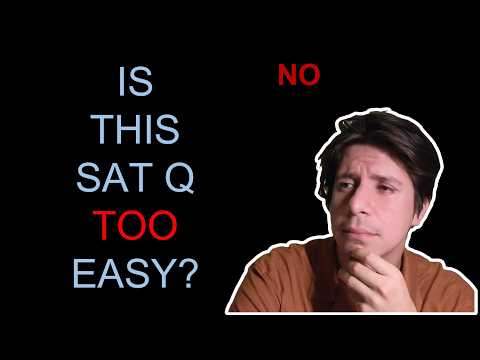 Can You Solve These Sat Questions in Under 30 seconds?