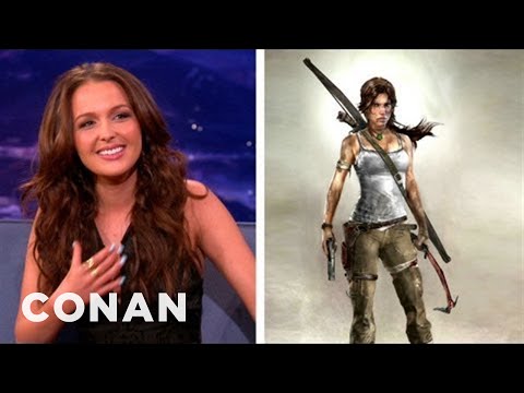 Camilla Luddington Died A Million Different Ways In "Tomb Raider" | CONAN on TBS