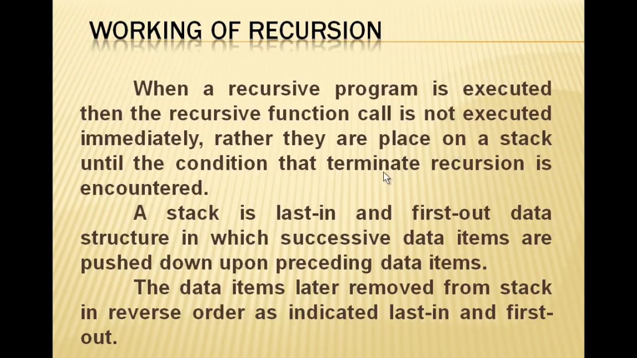 Learn C Programming in English for Beginners(Recursion Function) - Part 19