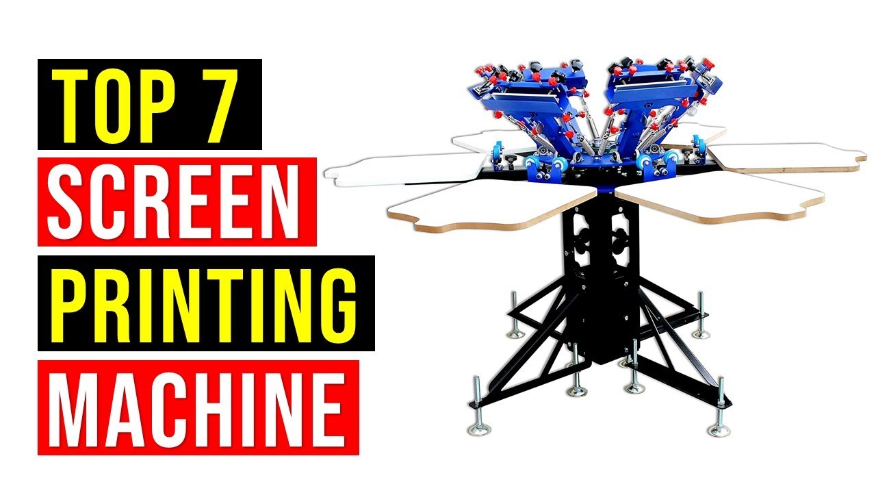 ✅Best Screen Printing Machines of 2022 | Top 7 Best Screen Printing Machine for Home in 2022