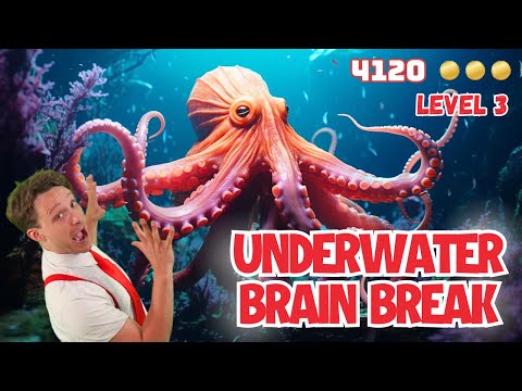 π Underwater Indoor Workout for Kids | Movement Activity & Running Game | GoNoodle Brain Break