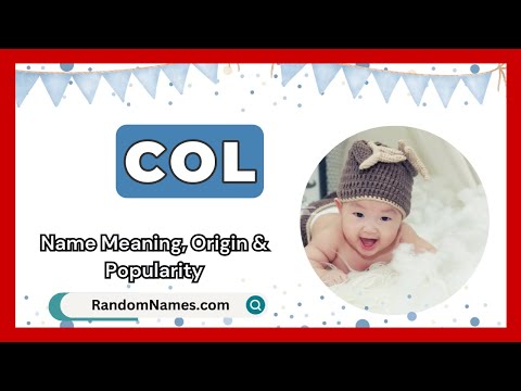 Col - Baby Boy Name Meaning, Origin & Popularity - RandomNames.com