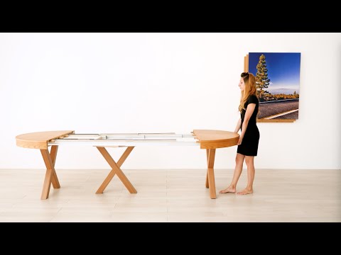 EXTENDABLE ROUND TABLE