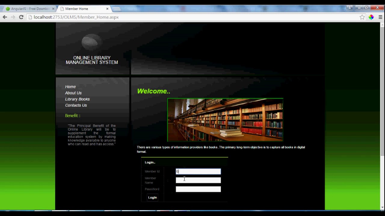 Library Management System in DOTNET - OKOK PROJECTS- Final Year ...