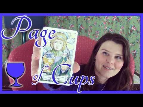 Page of Cups Tarot Card Meaning Upright & Reversed