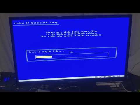 Installing windows xp on a flash drive