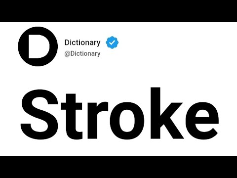 Stroke Meaning In English